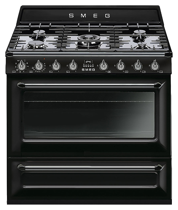 Плита газовая SMEG TR90BL9 купить в интернет-магазине ENTERO.RU